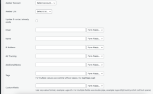 AWeber | Advanced Form Integration