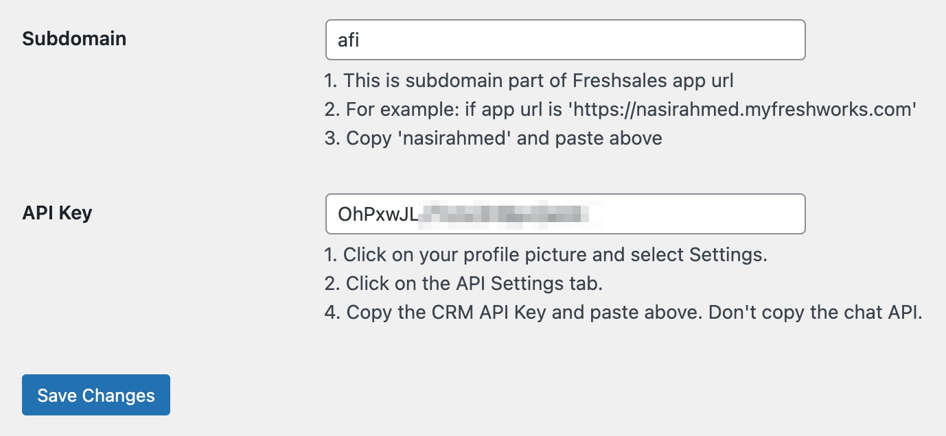 Freshworks CRM (Freshsales) | Advanced Form Integration