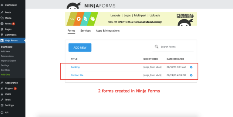 Ninja Forms | Advanced Form Integration
