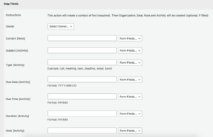 Pipedrive CRM | Advanced Form Integration