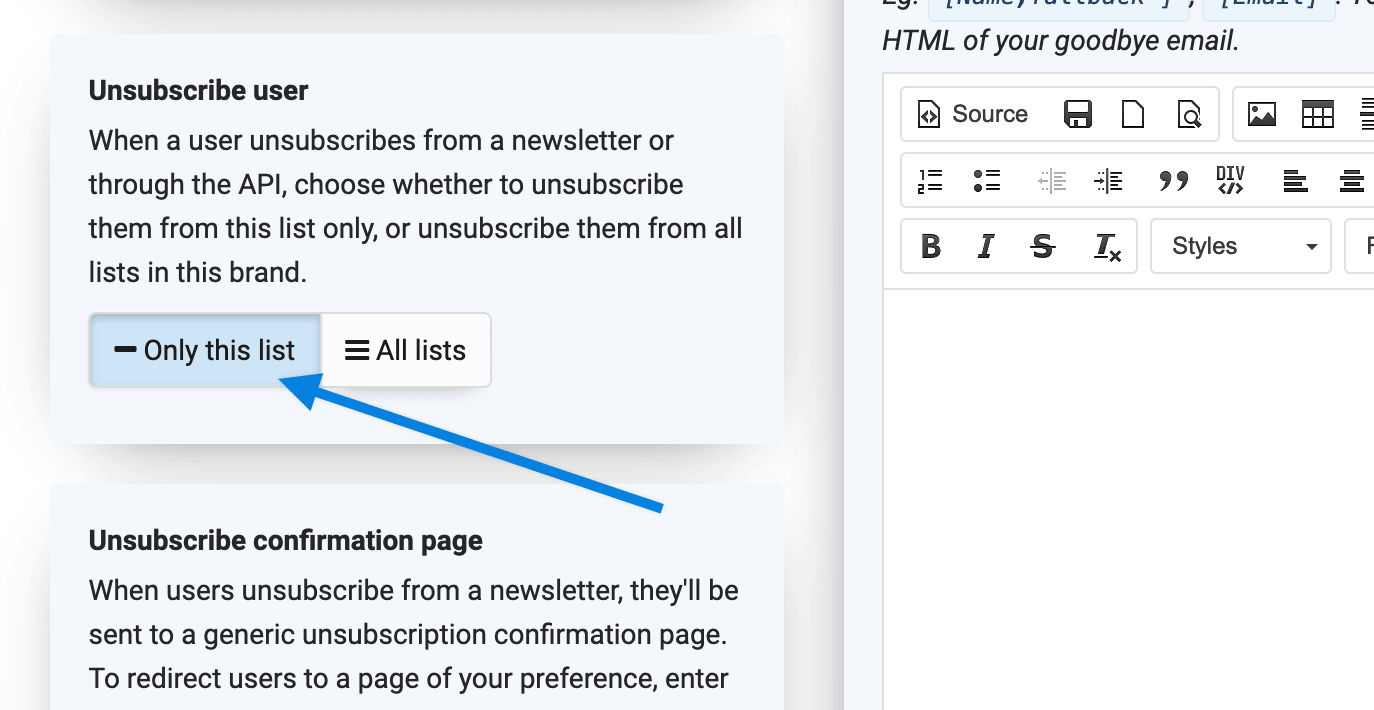 Sendy | Advanced Form Integration