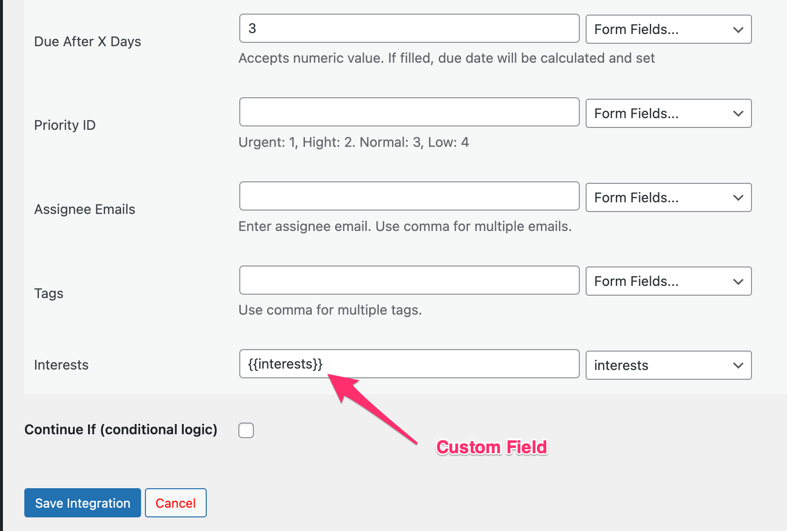 ClickUp | Advanced Form Integration