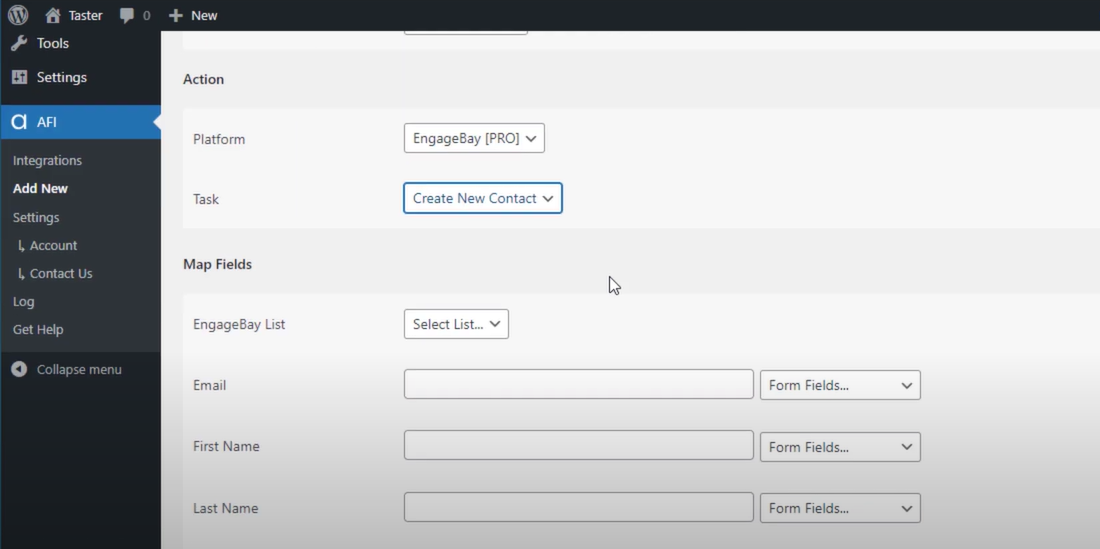 How to integrate Caldera Forms with Engagebay Easily | Advanced Form ...