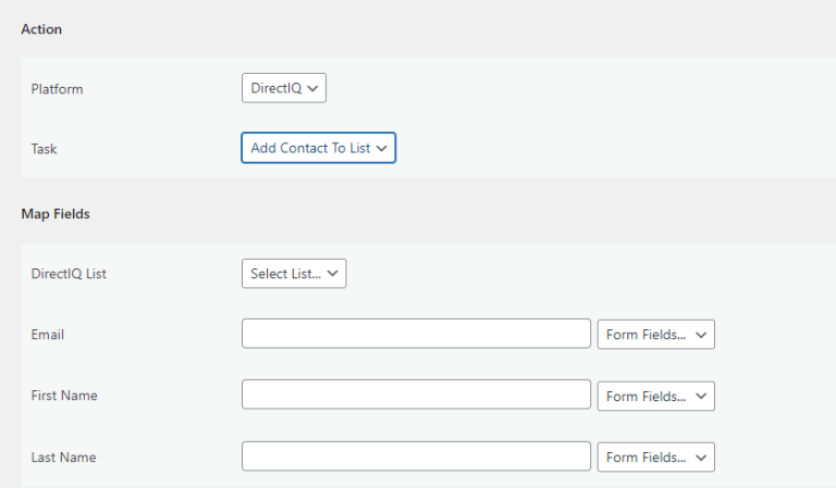 How To Integrate Wp Fluent Forms With Directlq Easily Advanced Form Integration 9512
