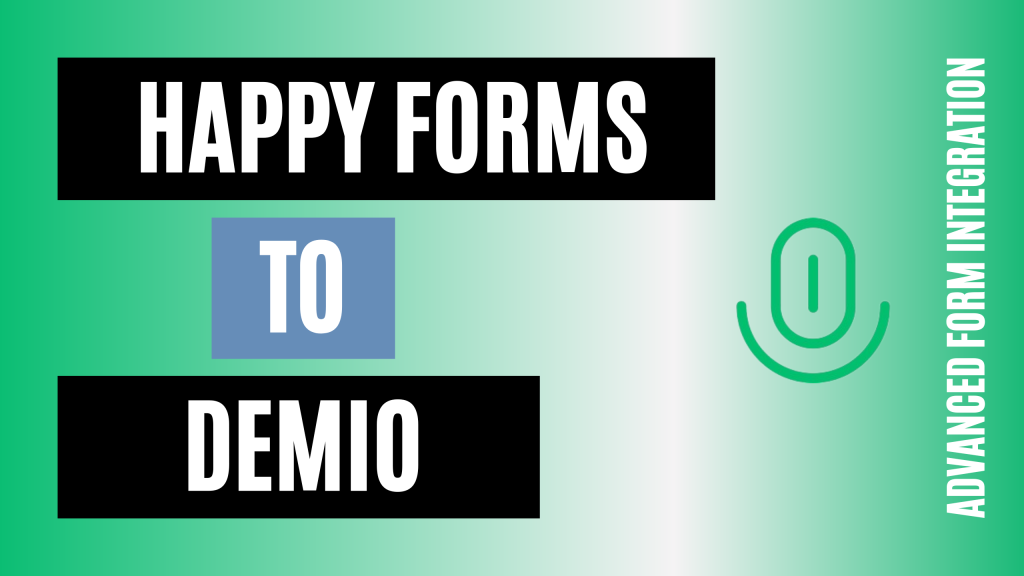 How to integrate Happy Forms with Demio Easily | Advanced Form Integration