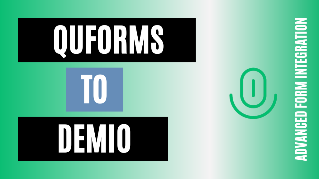 How To Integrate Quforms With Demio Easily Advanced Form Integration 7293