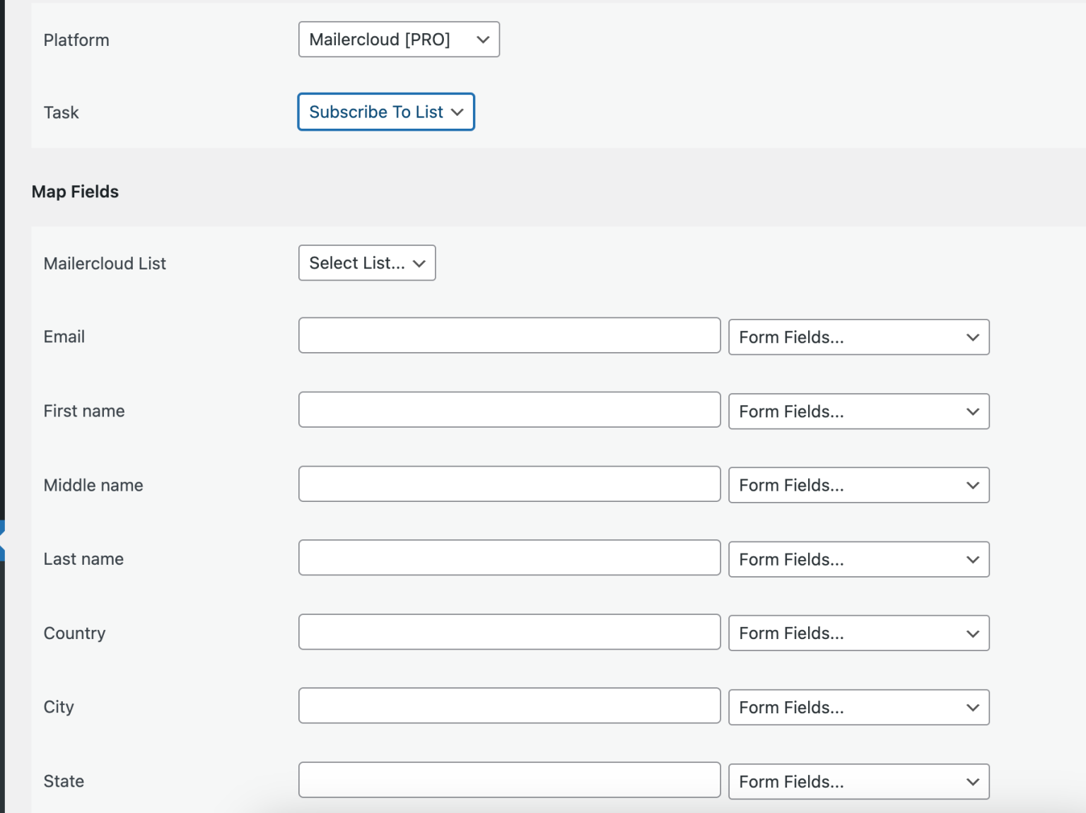 How To Integrate Weforms With Mailercloud Easily Advanced Form Integration 8446