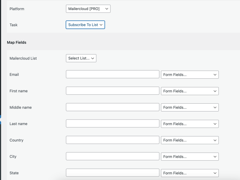 How To Integrate Weforms With Mailercloud Easily Advanced Form Integration